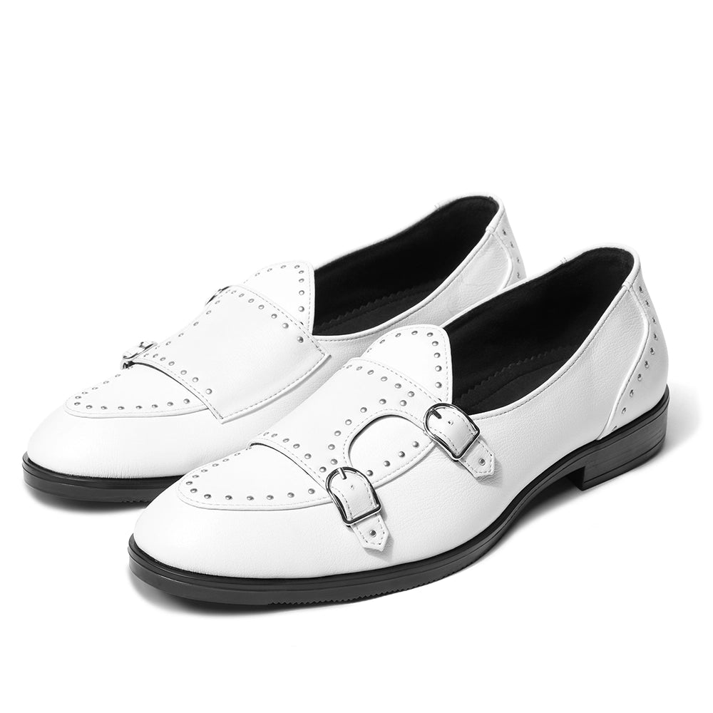 Viktor - White Rivet Single Monk