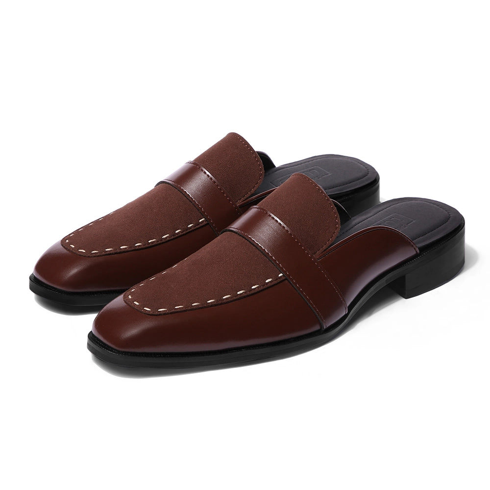 Loren - Brown Suede Mule